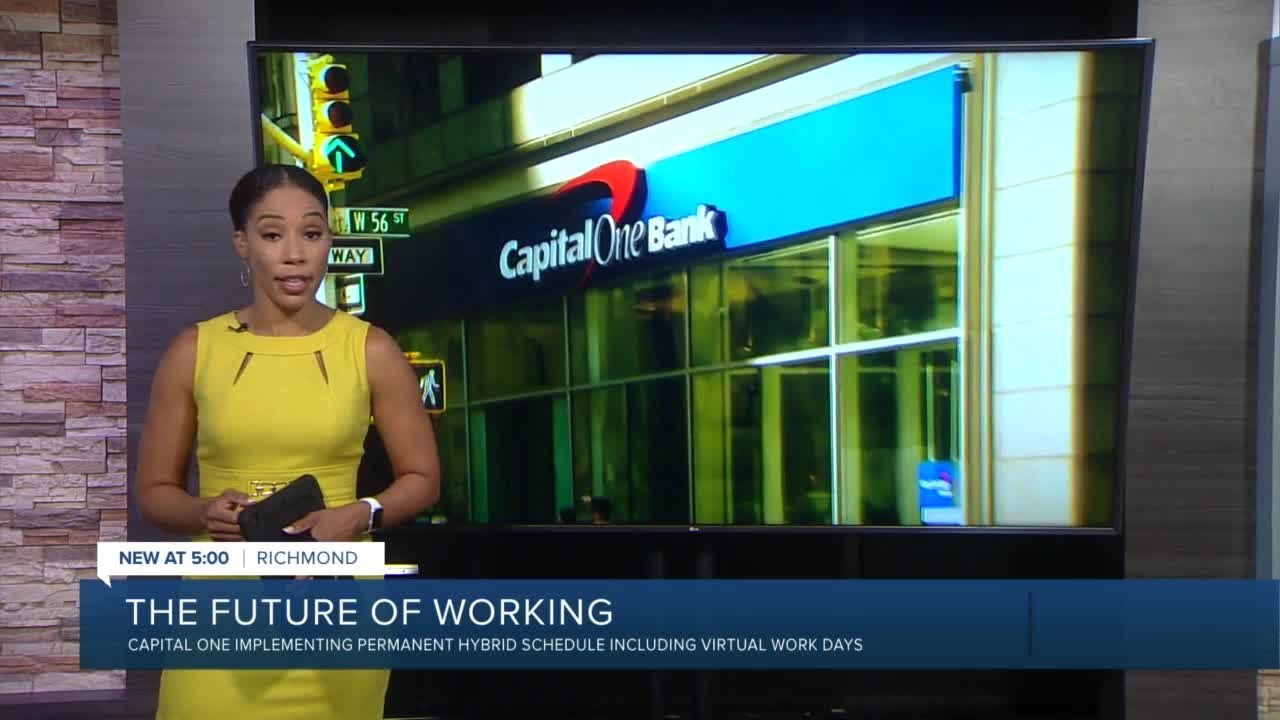 Capital One announces permanent move to hybrid work schedule - YouTube