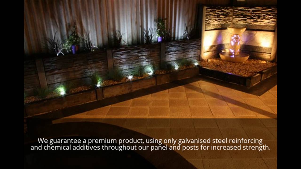 Bradford Retaining | Panel and Post Retaining Walls Perth - YouTube