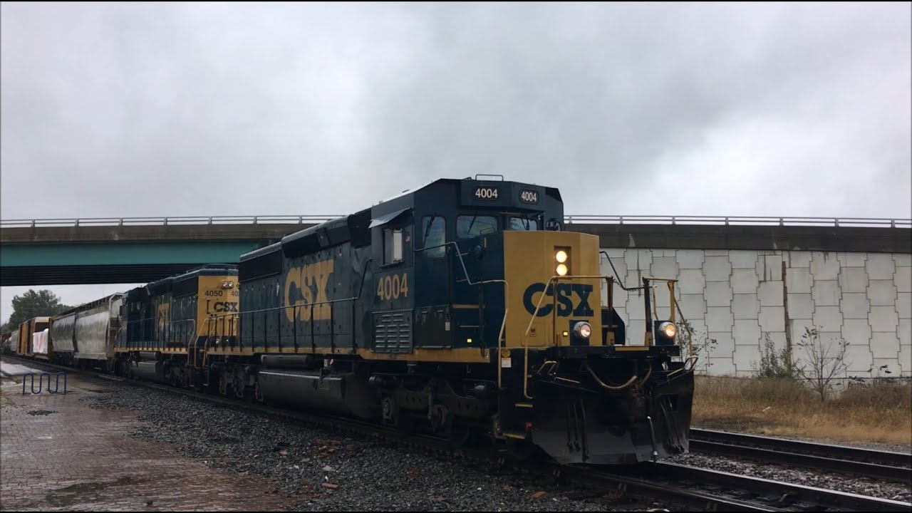 "Spongebob Squarecabs" lead CSX J729 in Effingham, IL - Oct. 26, 2018 ...