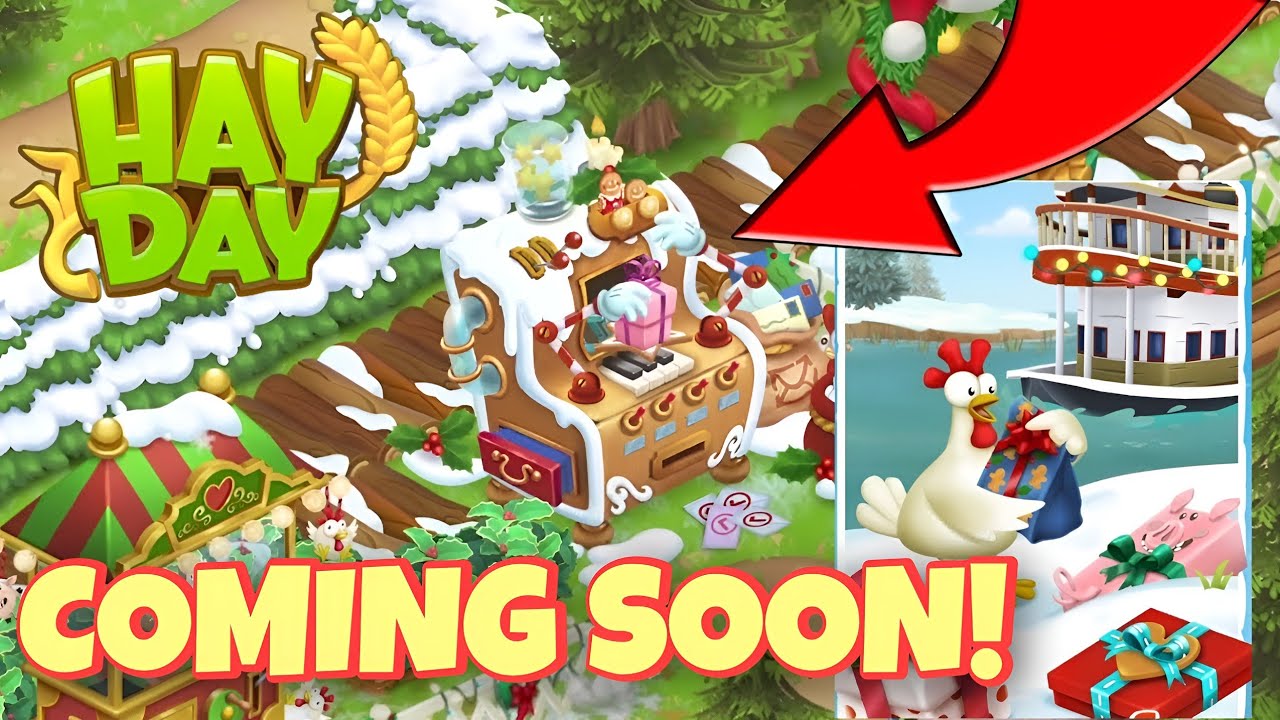 Hay Day Winter 2024 Update - Gift Wrapping Station - YouTube