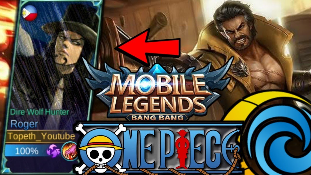 NEW SKIN? || ROGER x ROB LUCCI || ONE PIECE x MOBILE LEGENDS ...