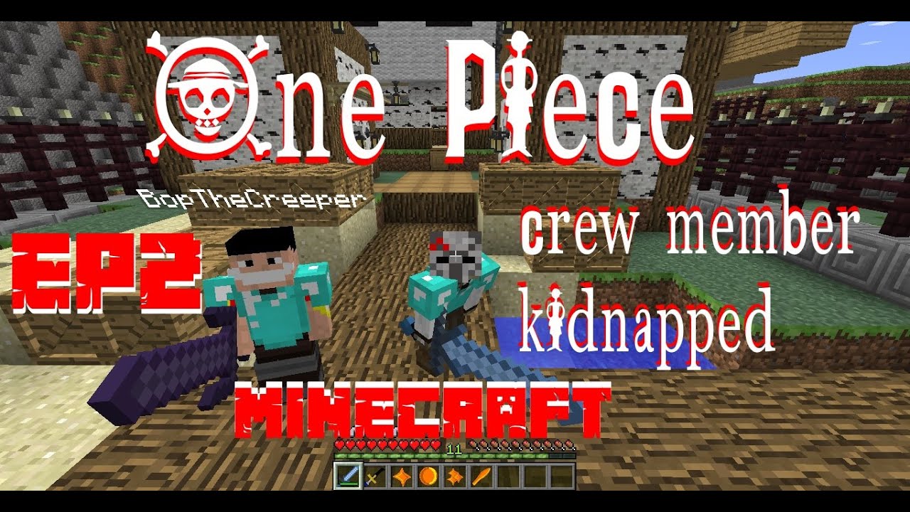 Minecraft One Piece Mod Multiplayer Episode 2 'Crew Member Kidnapped ...