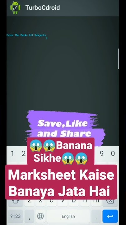 write a c program to create a marksheet | code with Harry | #shorts #harrybhai - YouTube