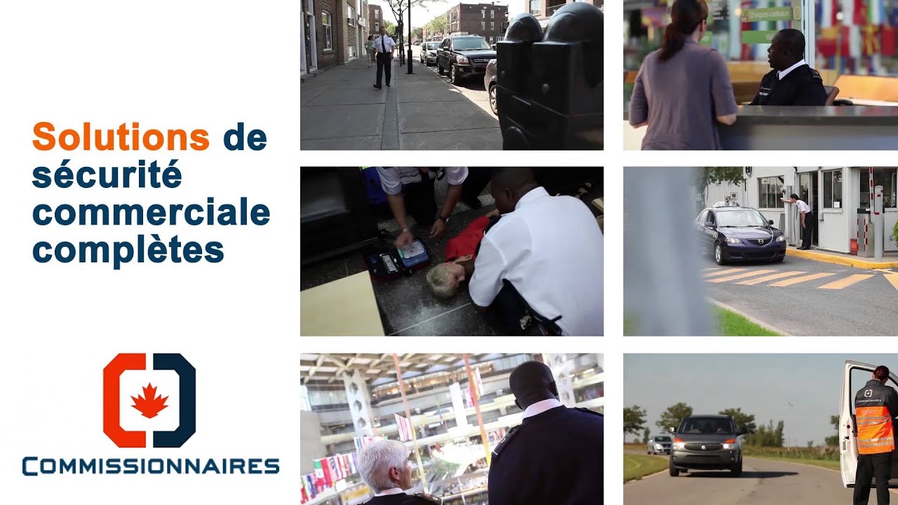 Commissionnaires services de sécurité - YouTube