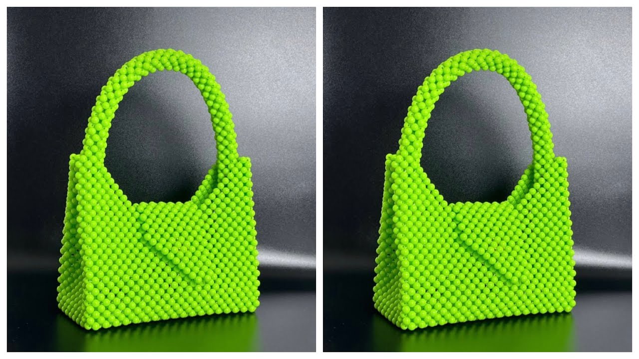 How To Make A Simple Bead Bag//Beginner Friendly - YouTube