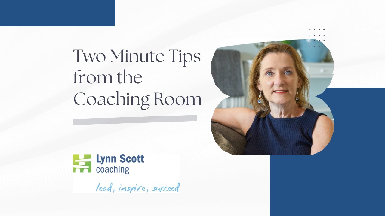 Two Minute Tips from the coaching room - YouTube