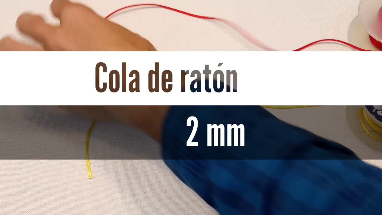 Cola de ratón para manualidades - YouTube