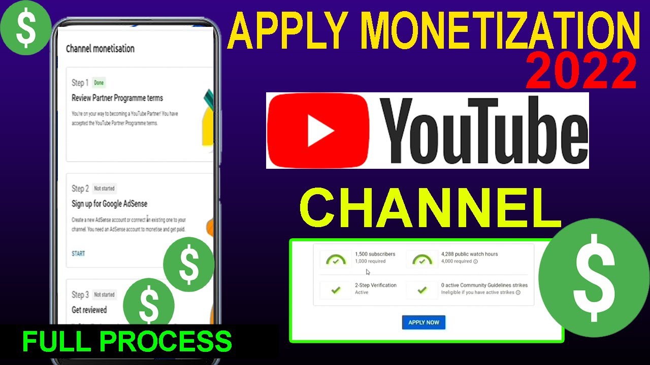 🔥 How to Monetize YouTube Channel 2022 | Youtube Channel Monetize Kaise ...