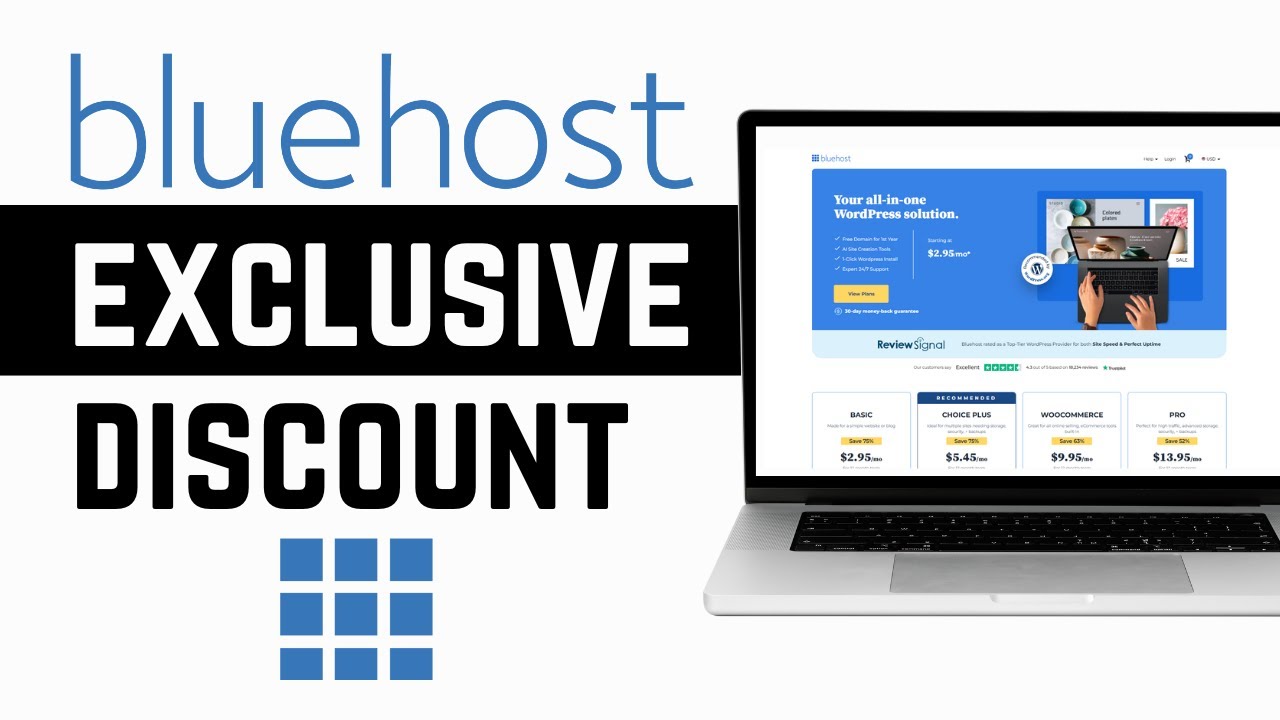 NEW! Bluehost Coupon Code 2025 | Best Bluehost Coupon Codes - YouTube