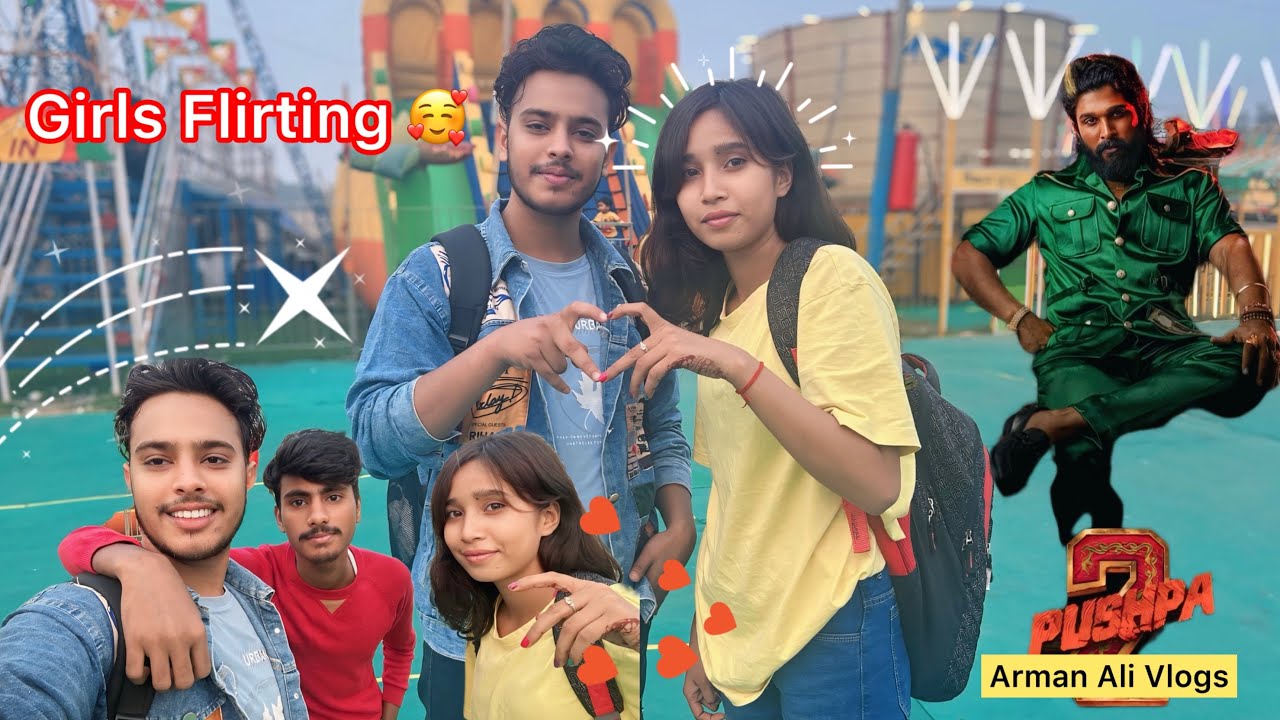 Pushpa 2 trailer gandhi maidan patna Girls flirting 😂. Arman Ali Vlogs ...