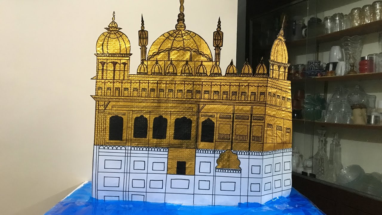 School Project Golden Temple Model YouTube School Project Golden Temple Model YouTube