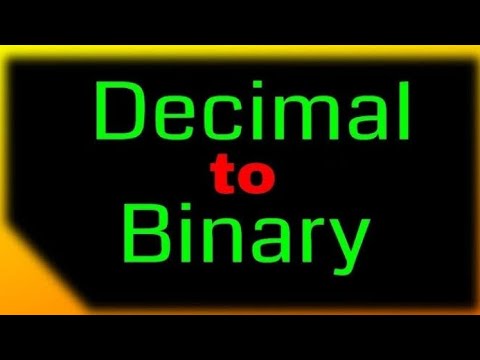 Decimal to Binary Number Conversion - Easy Steps!#mathstricks - YouTube