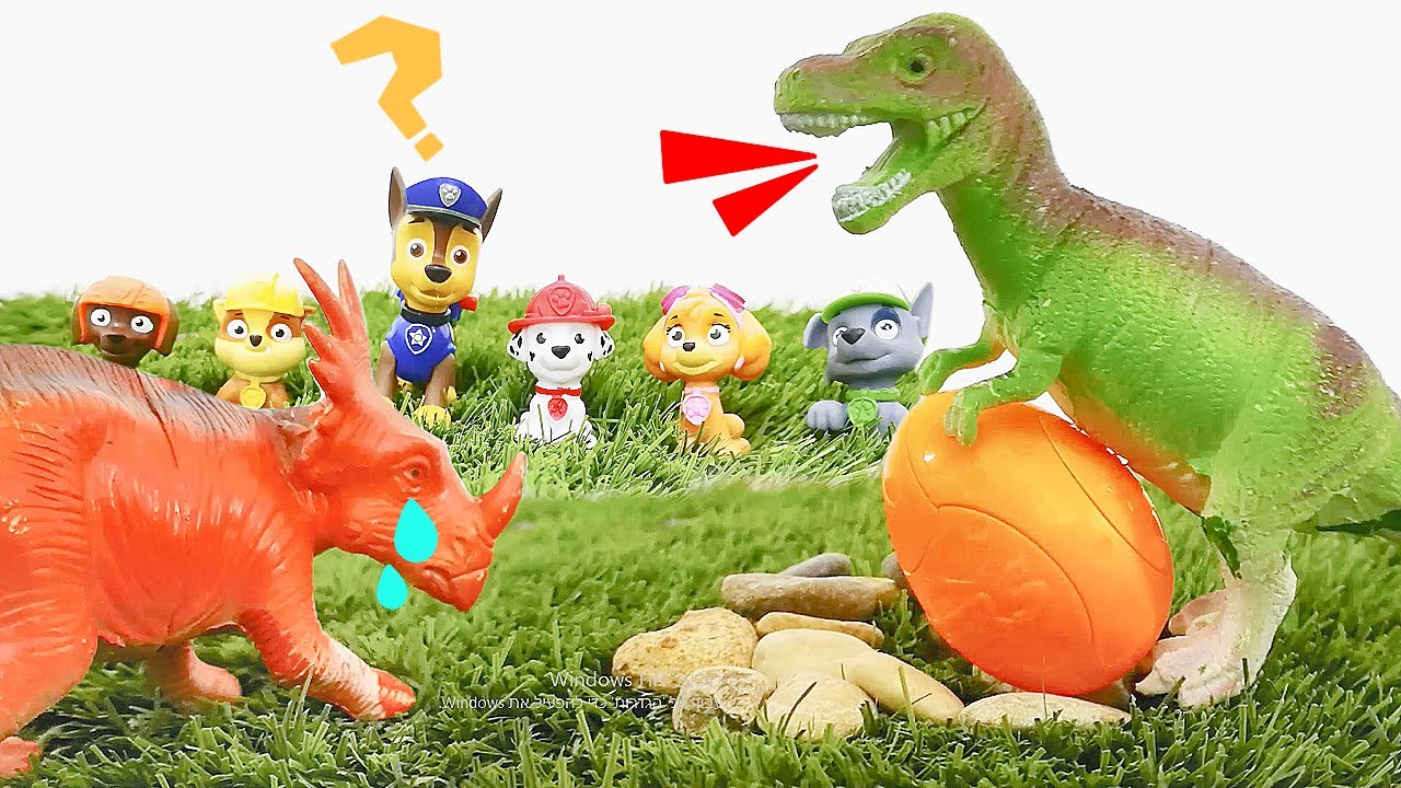 Toy Paw Patrol Ultimate Rescue Dinosaurs Egg Episodes Kids Videos - YouTube