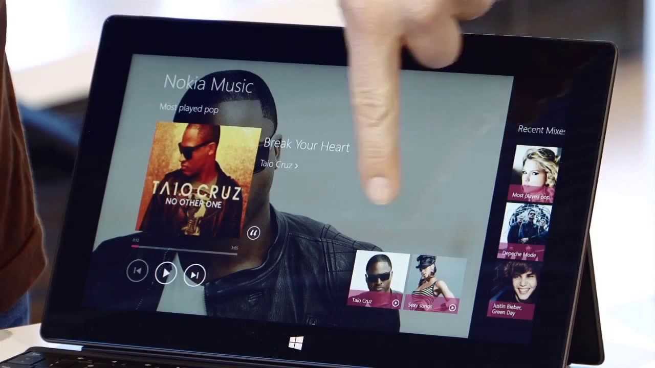 Nokia Music for Windows 8 - YouTube
