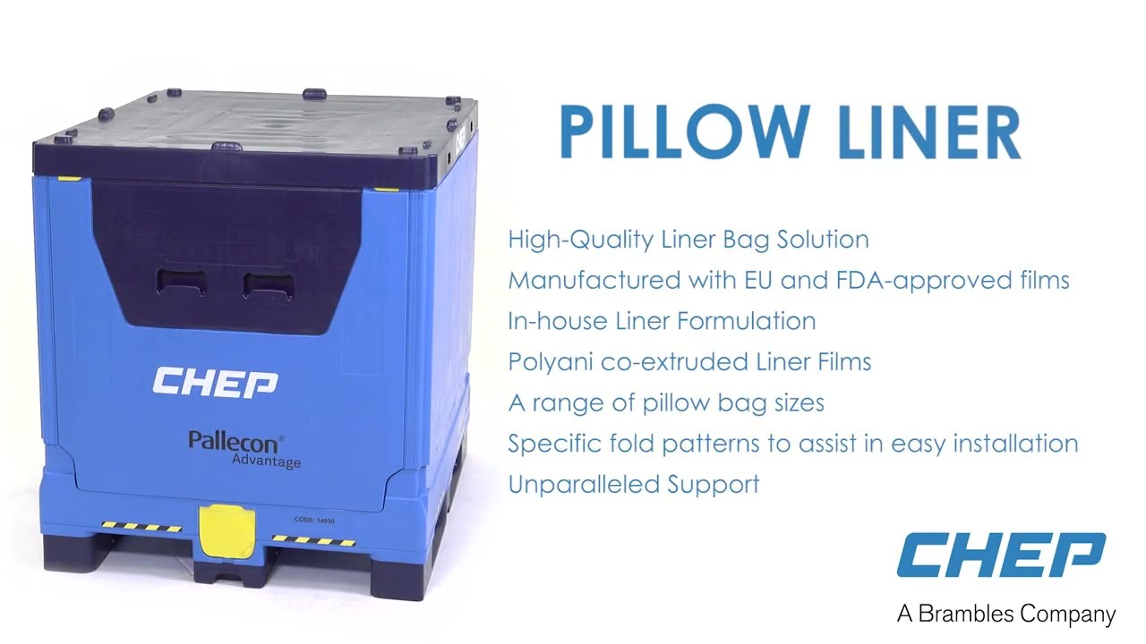 Why choose the CHEP Pillow liner bag - YouTube