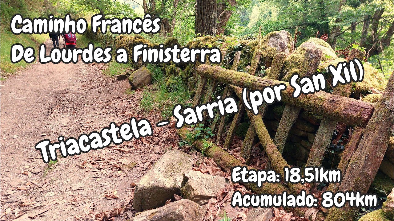 Dia 38 Caminho de Santiago - Etapa de Triacastela Sarria por San Xil ...