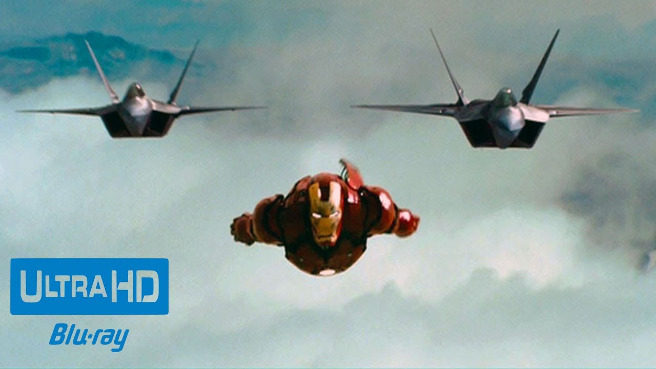Iron Man vs F-22 Raptor | Dogfight Scene | Iron Man (2008) 1080p BluRay ...