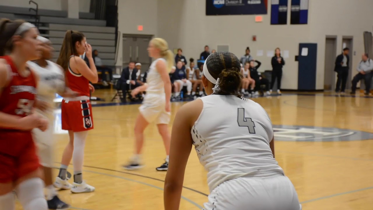 Women's Basketball: Hood Defeats Shenandoah 52-51 - YouTube