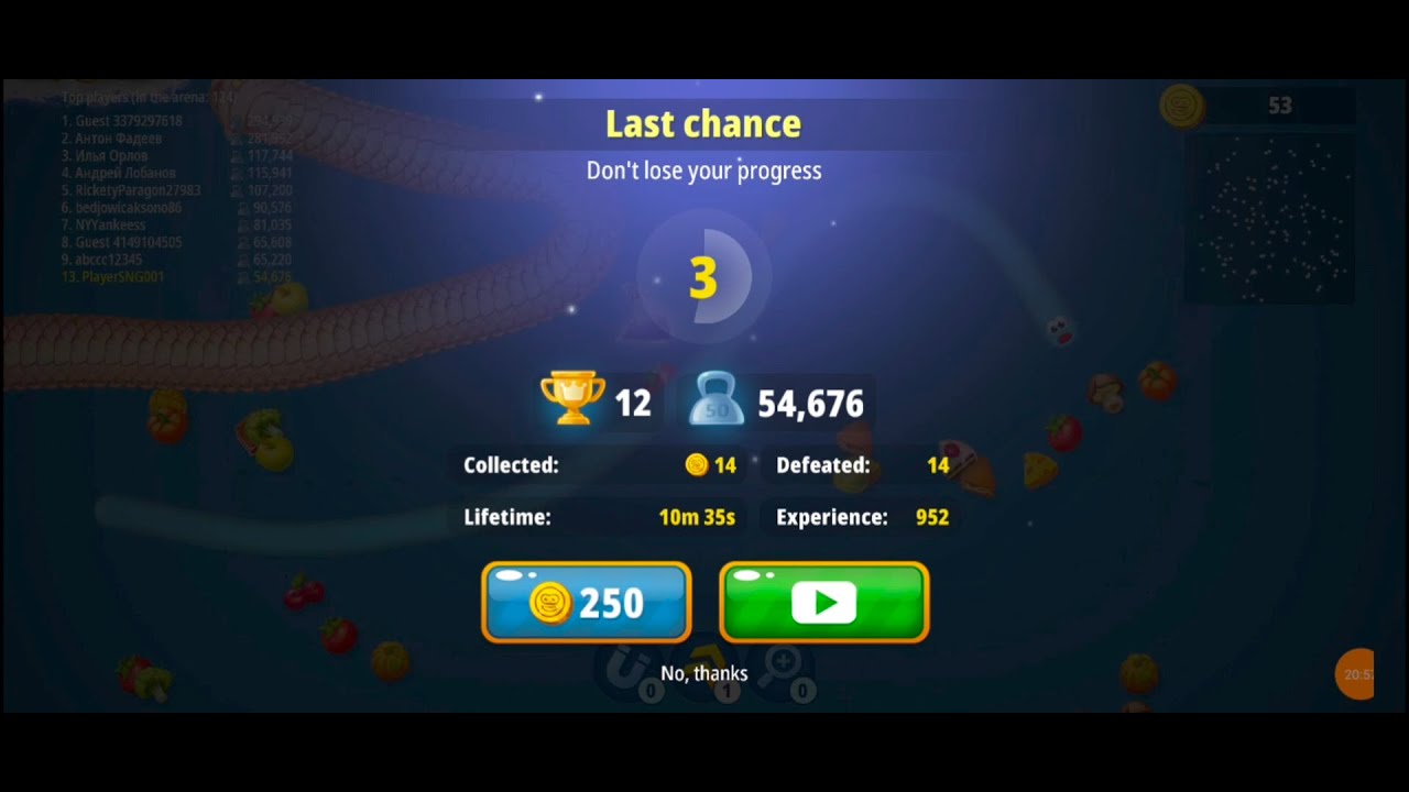 Worms Zone a Slithery Snake #2 - YouTube