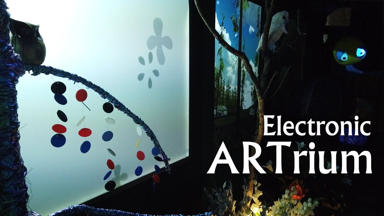 Electronic ARTrium interactive exhibit "Raise Your Hands" at the Ferst ...