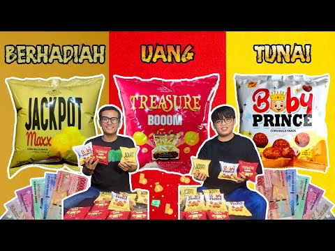 UNBOXING TIGA CIKI BERBEDA.!! HADIAHNYA SAMPE TUMPAH TUMPAH