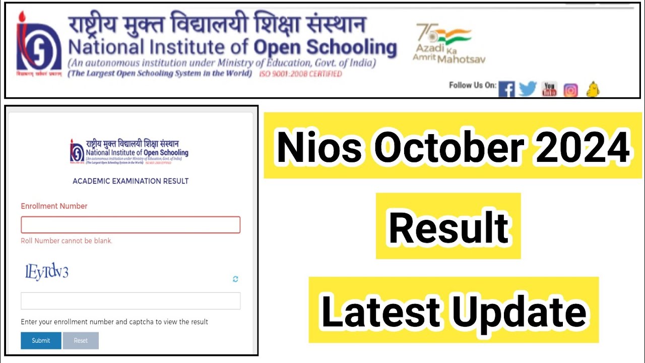 Nios October Exam 2024 Resut Delay 😔 | Task Is Helping (NIOS) #nios # ...