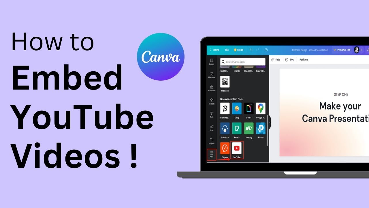 How To Insert / Embed YouTube Video In Canva ! - YouTube How To Insert / Embed YouTube Video In Canva ! - YouTube