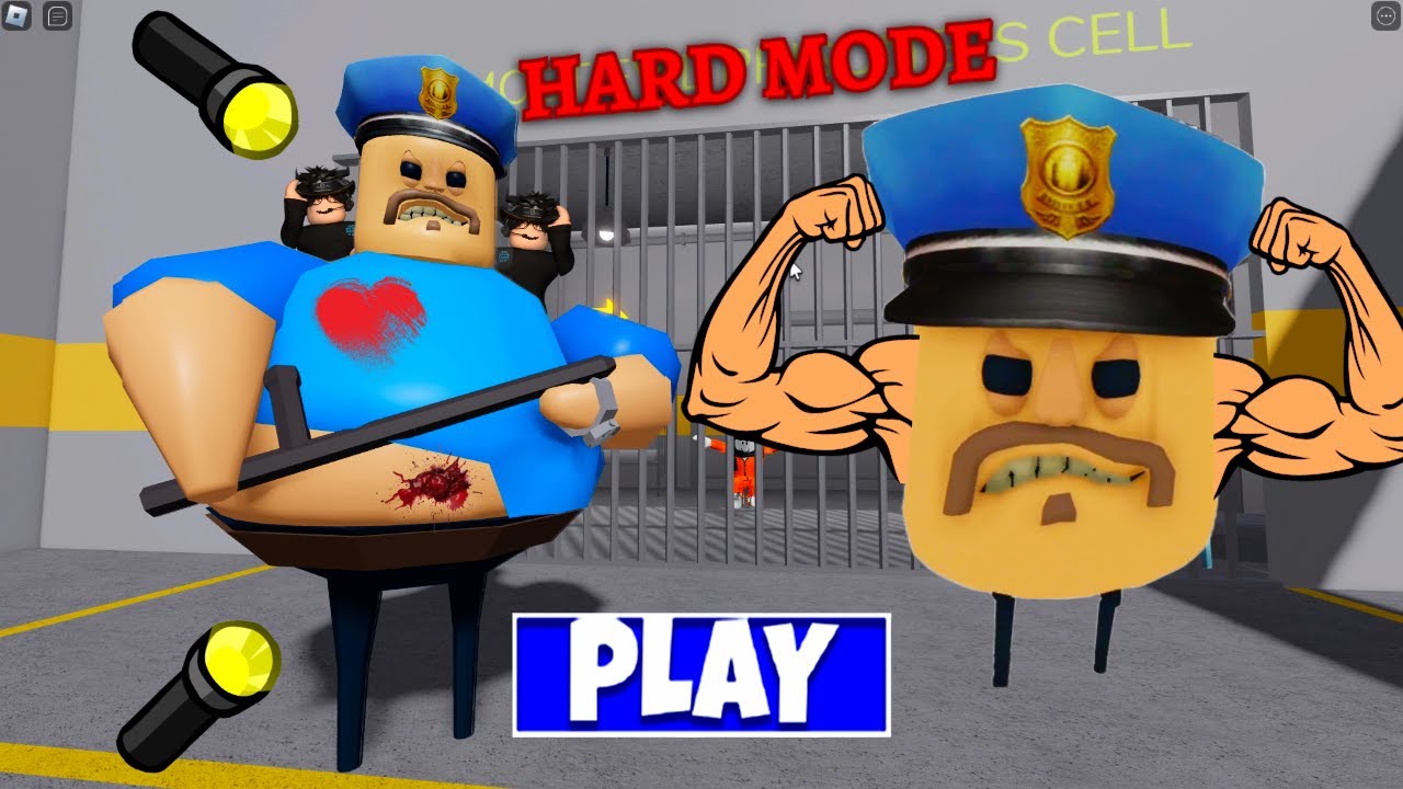 HARD MODE Big Barry Head Muscle BARRY'S PRISON RUN - YouTube