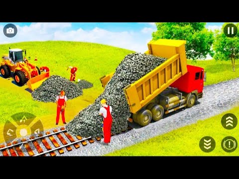 Train Track Builder simulator - city construction jcb game 3d - Android ...