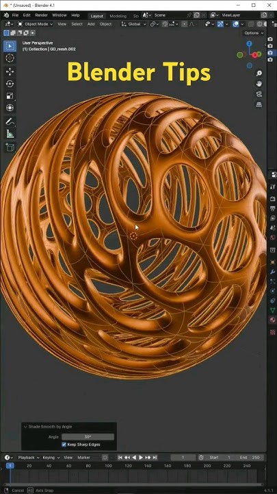 Blender 3D Tips modelling and Tutorial - YouTube