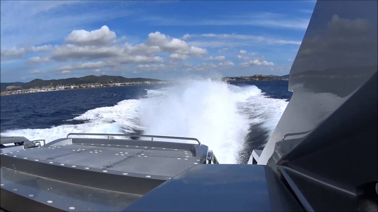 Pershing 64 Sea trial, Arneson Drive ASD 14 and 2 X Man V 12 1550 HP ...
