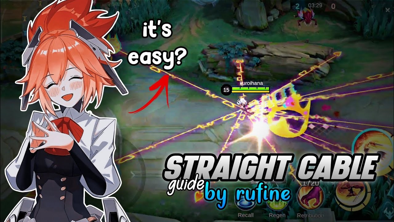 STRAIGHT CABLING GUIDE BY RUFINE | IT'S ACTUALLY EASY? | Mobile Legends ...