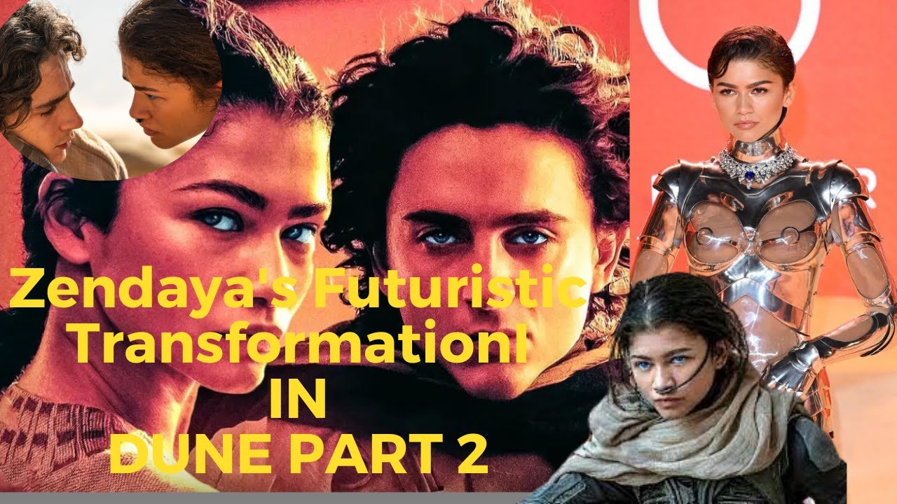 Zendaya's Stunning Transformation as a Couture Robot in Dune: Part Two ...