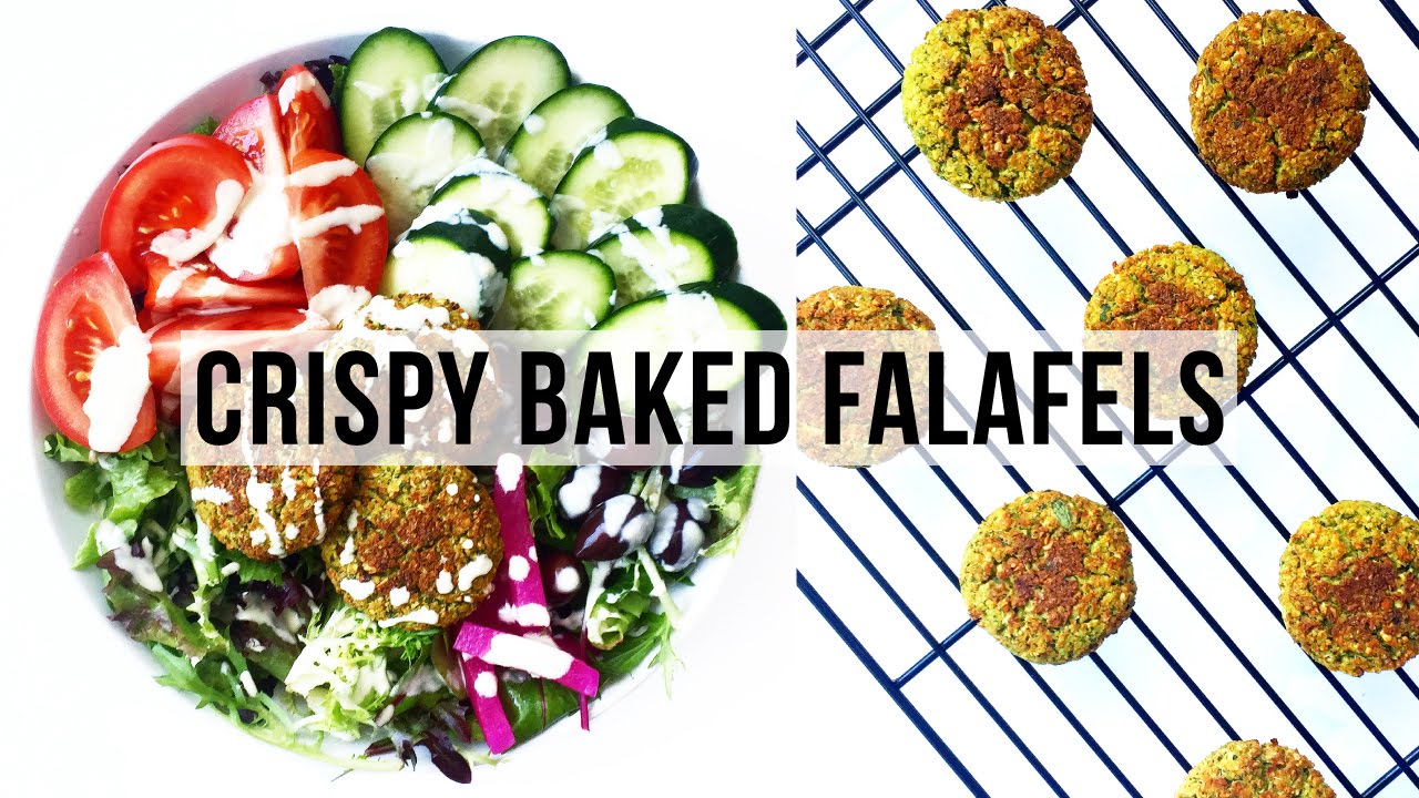 Fat Free Crispy Baked Falafel Recipe | VEGAN, GLUTEN FREE & HEALTHY ...