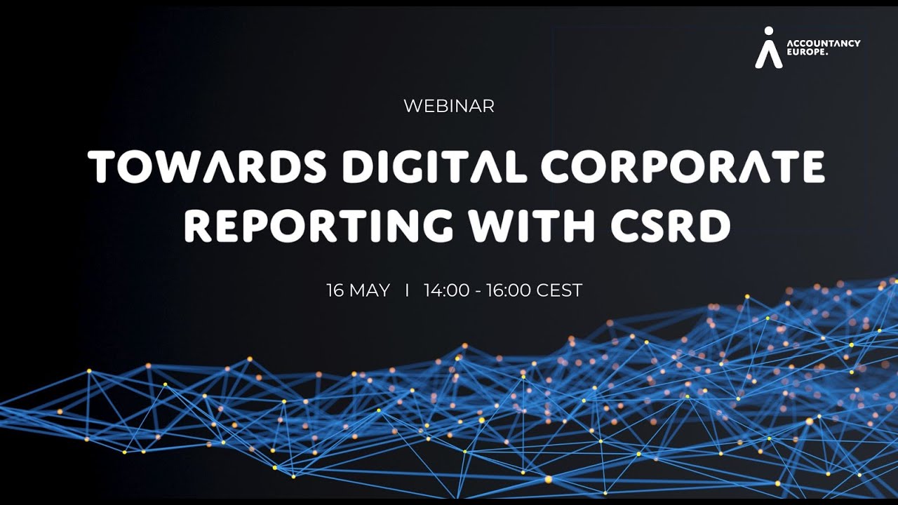 Towards digital corporate reporting with CSRD - YouTube