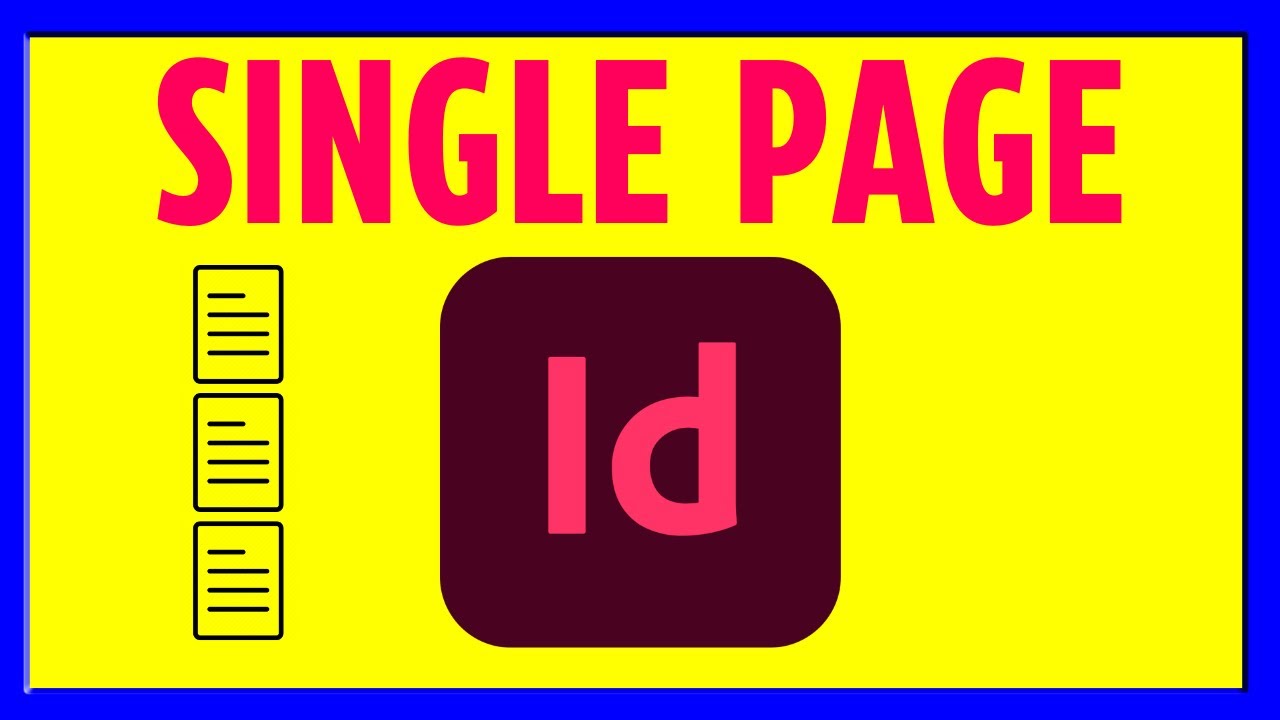 How to Spreads Single Page Adobe InDesign (2024) - YouTube