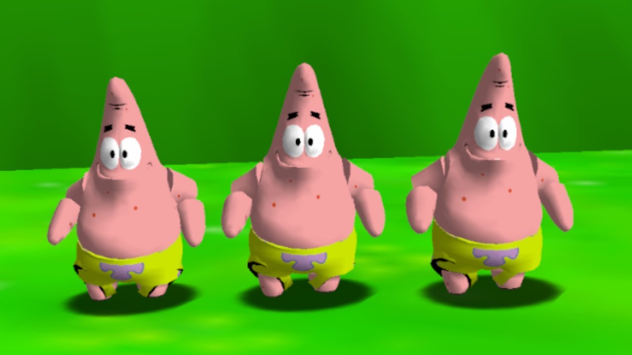 Patrick Star in Super Mario 64 (3 Players) - Full Game 100% Walkthrough ...