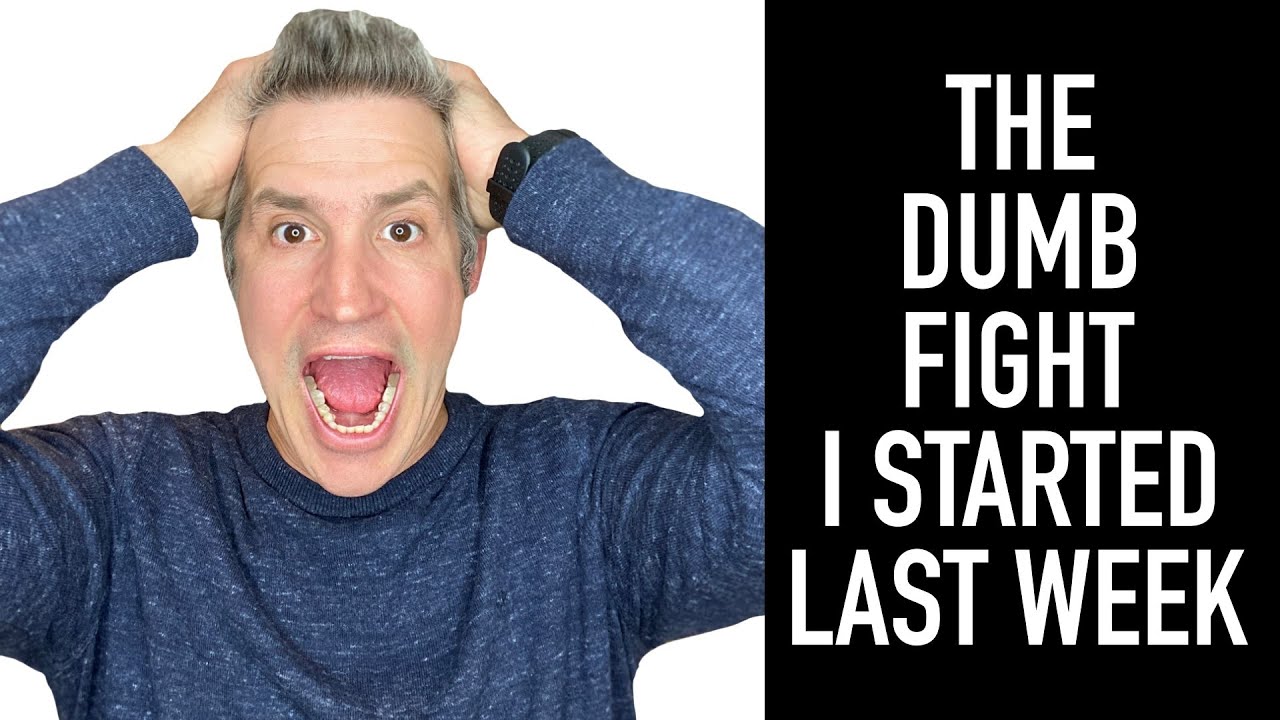 The Dumb Fight I Started Last Week | Jon Acuff - YouTube