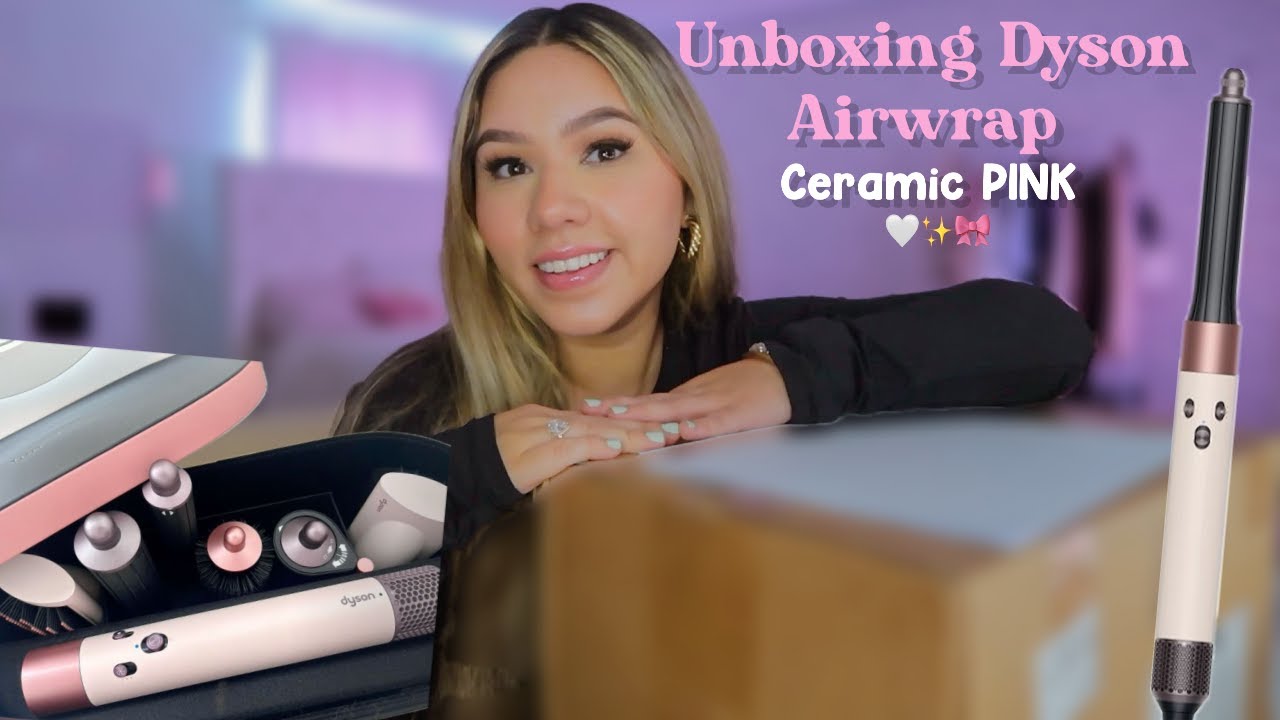 Unboxing Dyson Airwrap Ceramic PINK 🎀🤍 - YouTube