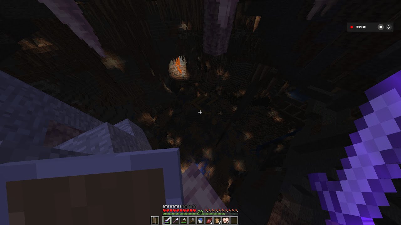 I found the most BEAUTIFUL cave ever! The Mining Adventure! (Minecraft ...
