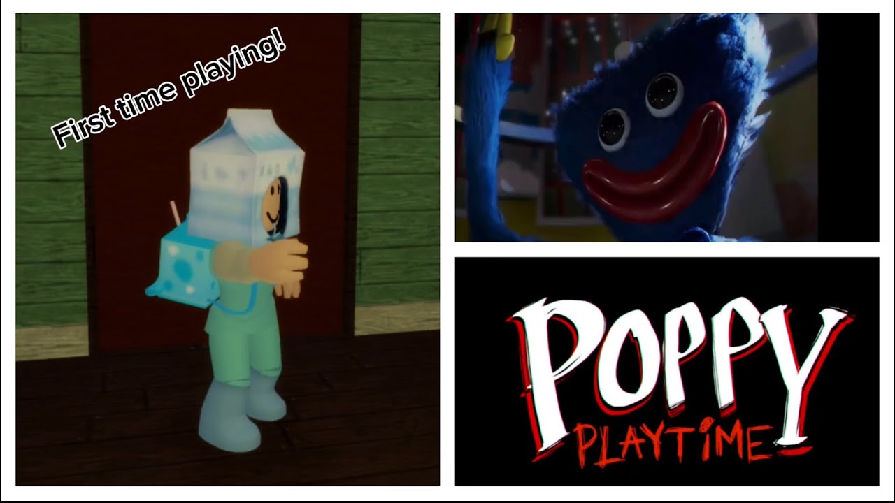 My first time playing Poppy playtime! (Chapter 1) - YouTube
