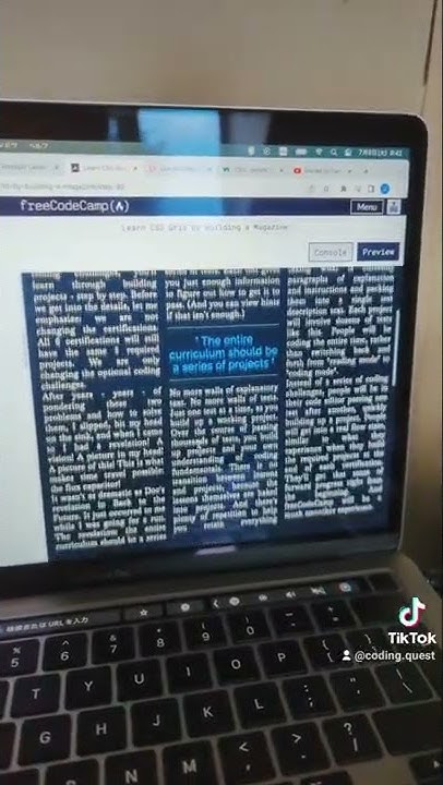 Day 13: CSS grid layout on freeCodeCamp - YouTube