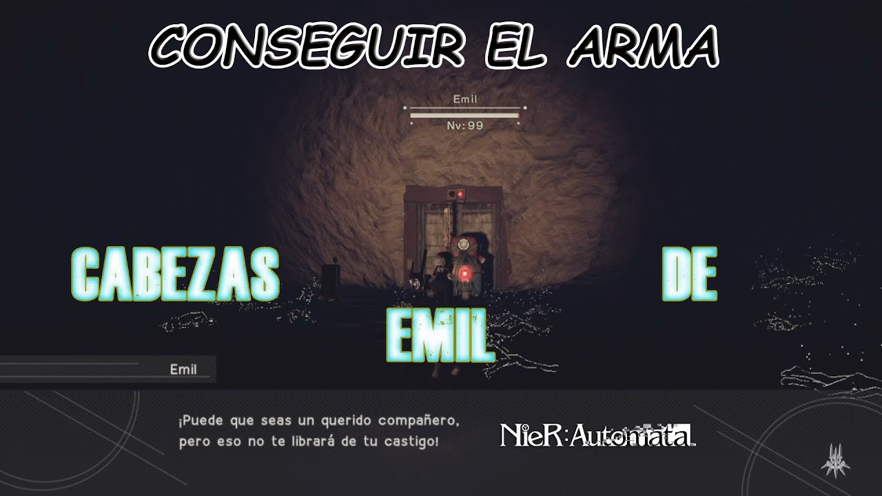 Arma Cabezas de Emil - NieR Automata - YouTube