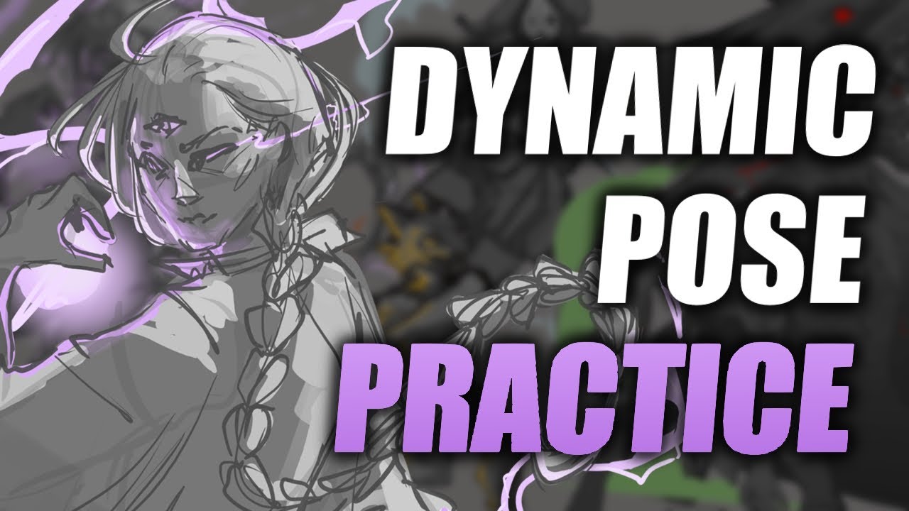 Sketch With Me! Practicing Dynamic Poses - YouTube