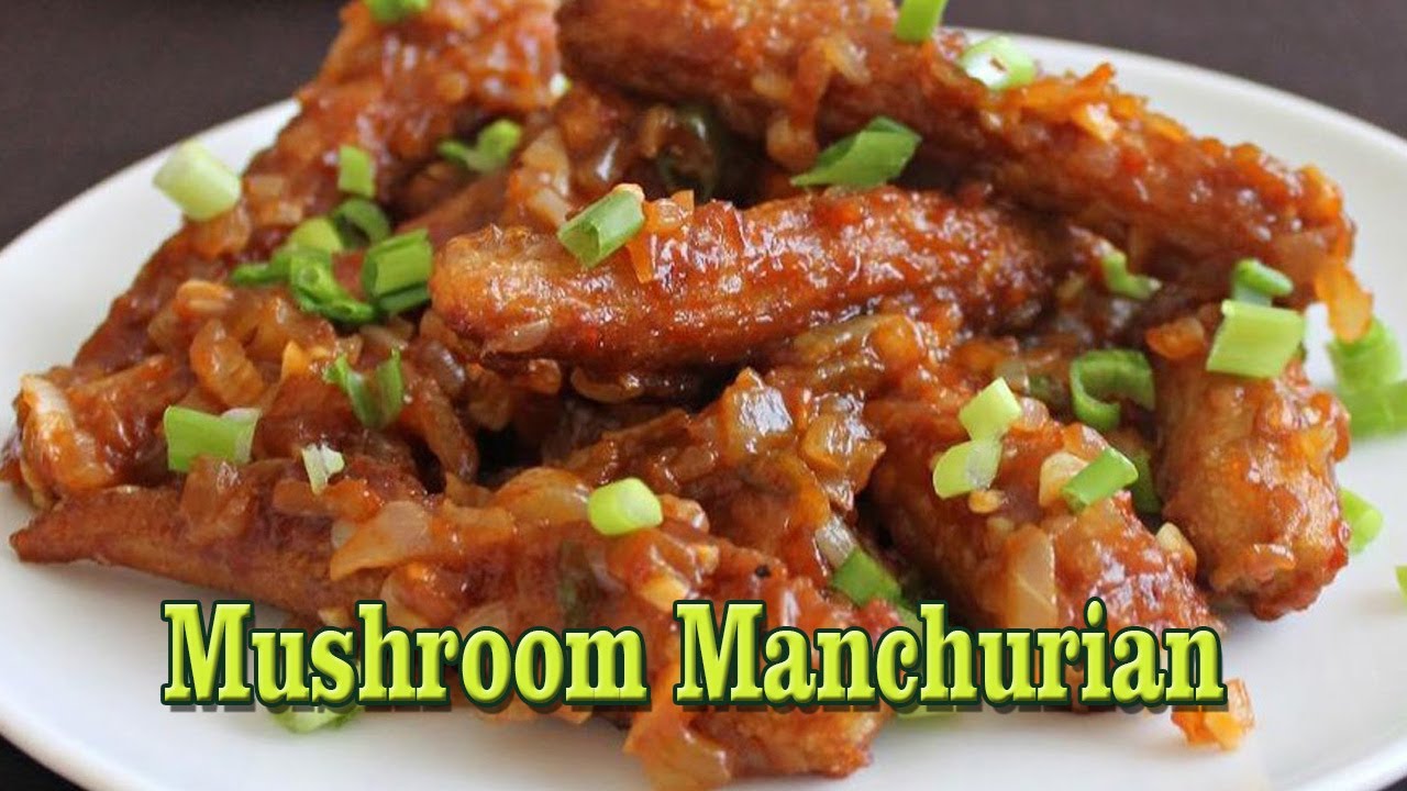 Mushroom Manchurian Recipes | Kalan Manchurian in Tamil | Restaurant ...