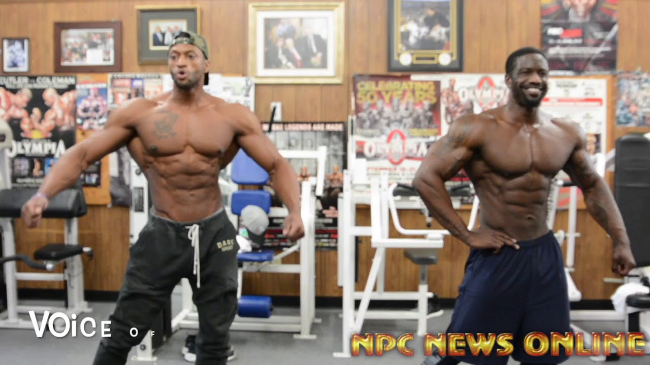 IFBB Pro's Ray Edmonds & George Brown Posing A Week Out From The 2018 ...