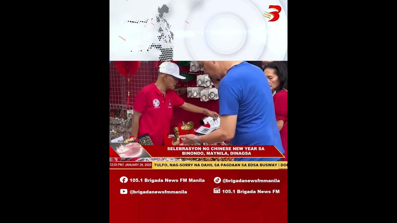 Selebrasyon ng Chinese New Year sa Binondo, Maynila, dinagsa via JIGO CUSTODIO - YouTube