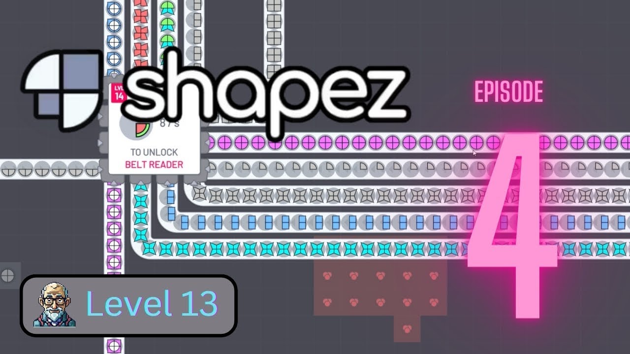 Conquering Level 13 In Shapez How to Play! Ep 4 - YouTube