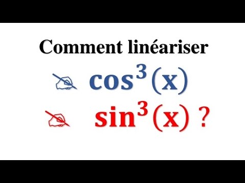 Trigonométrie : Comment lineariser cos^3(x) et sin^3(x)...? - YouTube