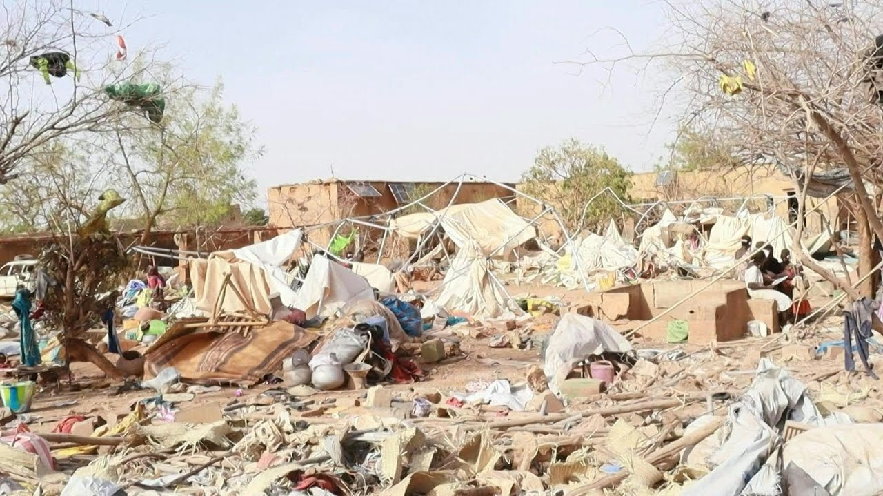 Aftermath of the deadly 'terrorist' attack in central Mali | AFP - YouTube